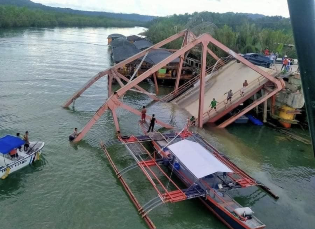 Clarin Bridge sa Loay, Bohol nag-collapse; Rescue Operation, patuloy na ...