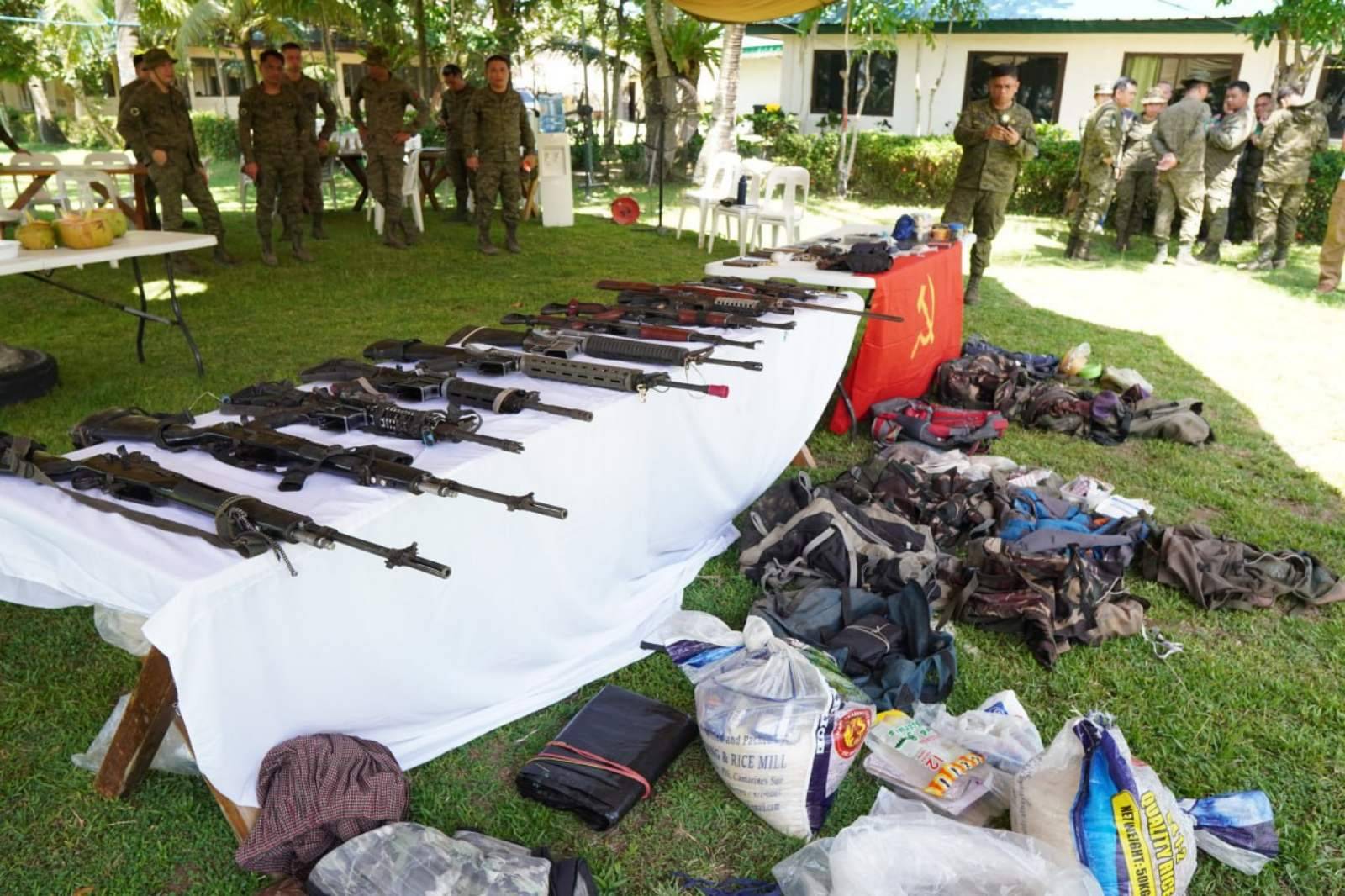 15 Sari-saring baril, nasamsam sa sagupaan sa Mapanas, Northern Samar ...