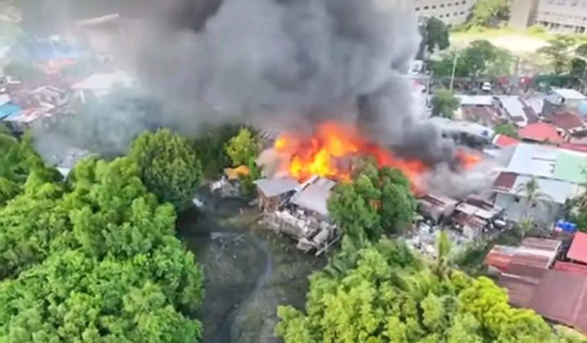 Kabahayan natupok ng sunog sa Brgy. Magsaysay, Iloilo City - Tinig ng Kabisayaan