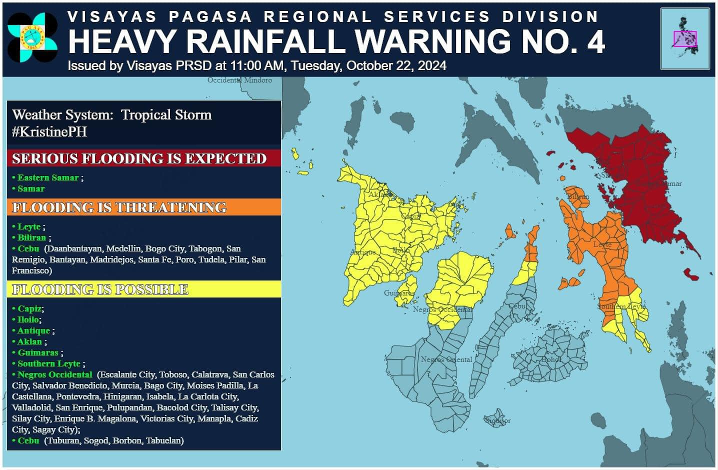 PAG-ASA naglabas ng babala sa publiko tungkol sa Yellow Warning Level ...