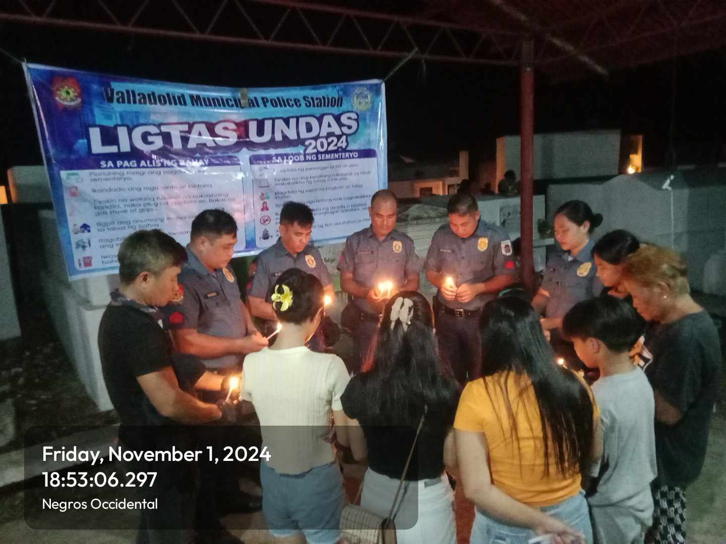 Dasal at Pagsindi ng Kandila para sa mga Bayaning Alagad ng Batas - Tinig ng Kabisayaan