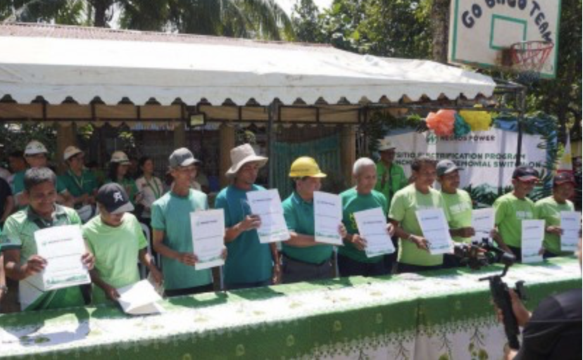 90 kabahayan, nabigyan ng kuryente sa liblib na komunidad ng Bago City ...