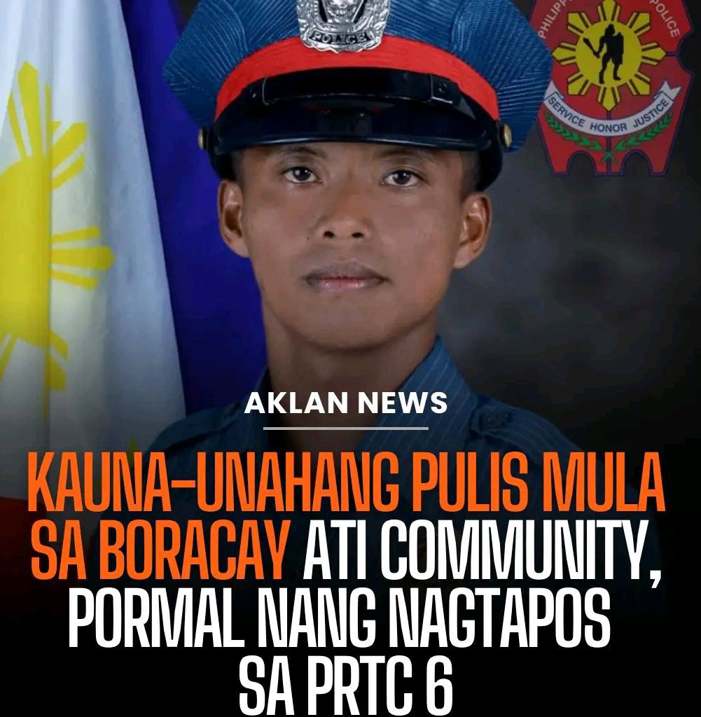 Unang pulis mula sa tribu ng mga “Ati” sa Boracay, Aklan, nagtapos sa ...