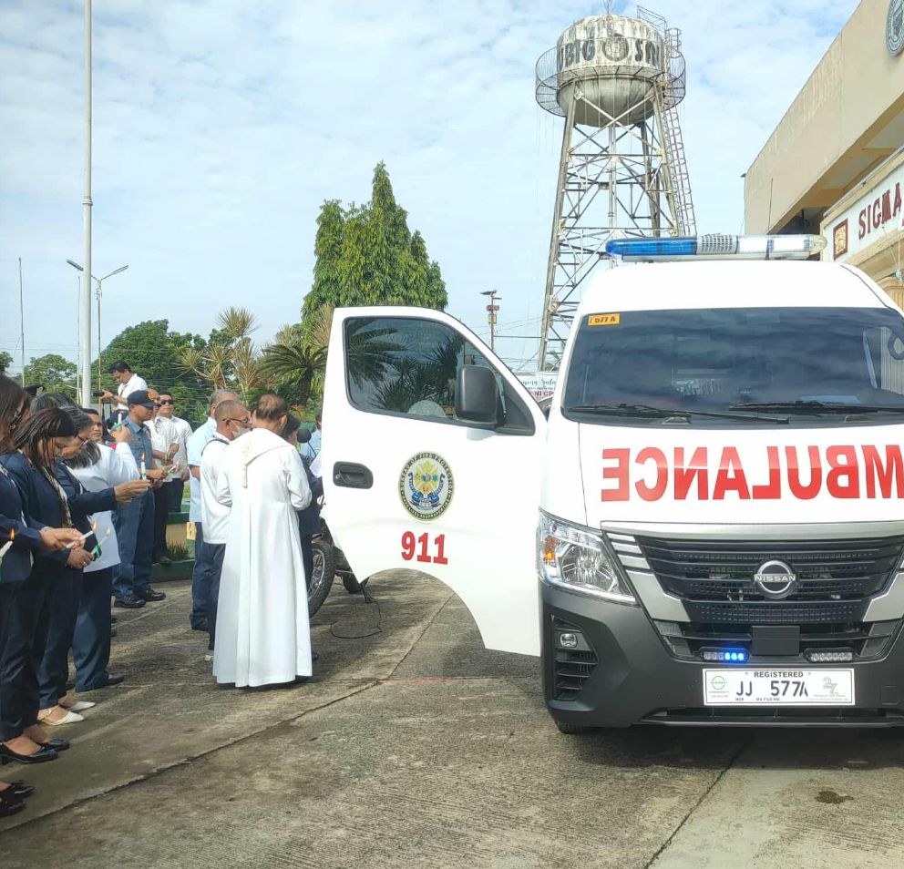 Blessing ng bagong ambulansya, isinagawa sa Sigma, Capiz - Tinig ng ...